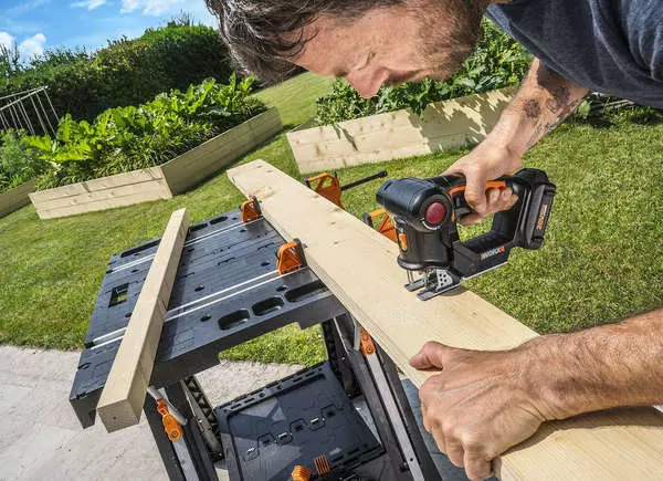 WORX WX550L Axis 20V PowerShare Cordless Reciprocating and Jig Saw