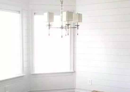 DIY White Wood Wall
