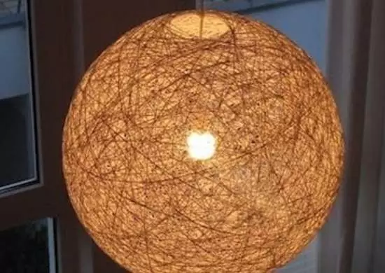DIY String kap lampu