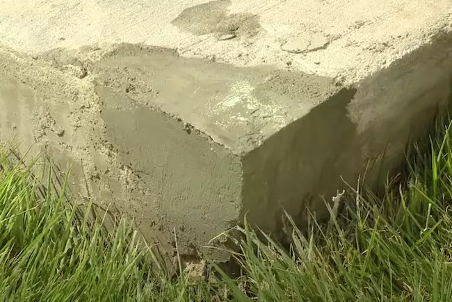 Réparer le béton ébréché