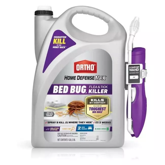 အကောင်းဆုံး Bed Bug Spray ရွေးချယ်မှု- Ortho Home Defense Max Bed Bug Killer