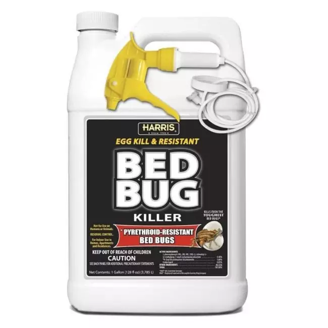 အကောင်းဆုံး Bed Bug Spray ရွေးချယ်မှု- HARRIS Bed Bug Killer၊ အပြင်းထန်ဆုံး Liquid Spray