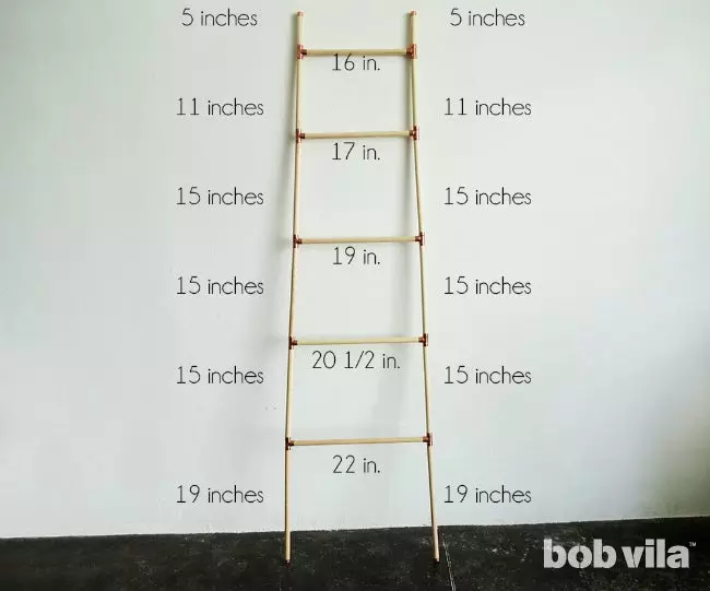 DIY Blanket Ladder - Gav 5