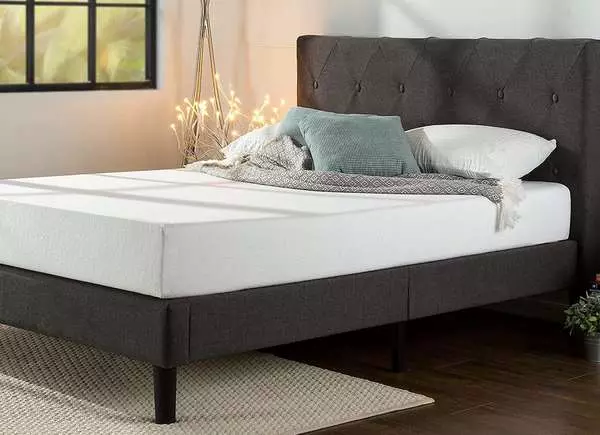 laag gestoffeerd bedframe