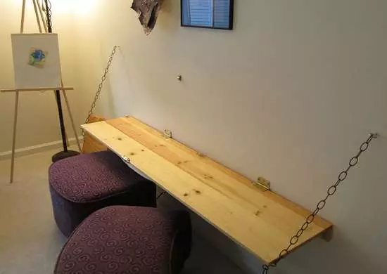 DIY Floating Desk