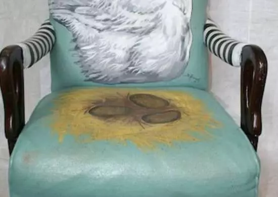 Painting Upholstered Chair