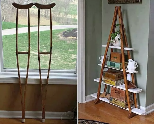 DIY Bookcases - Crutches