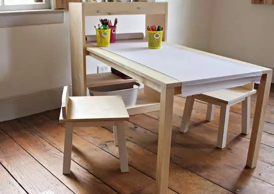 DIY Arts and Crafts Table for Kids