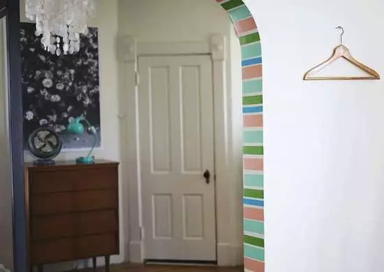 Washi tape doorway