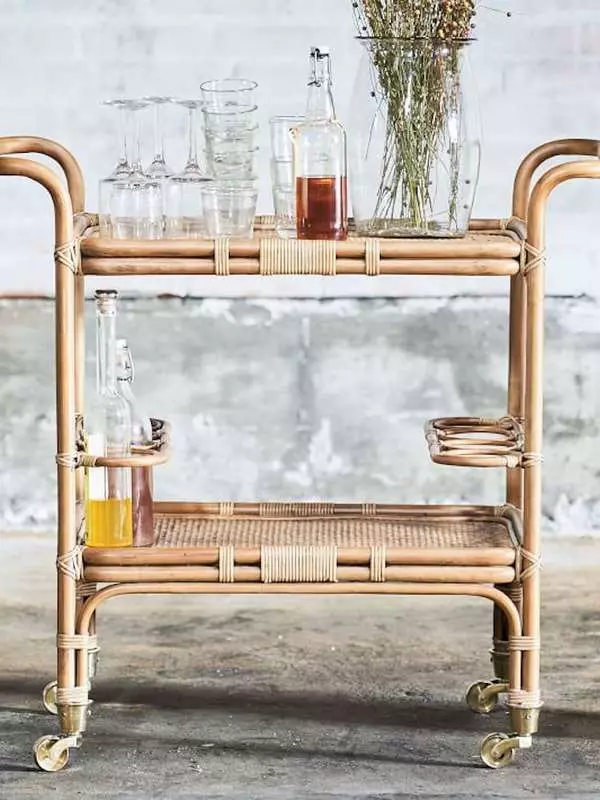 Vintage Bar Cart - ռետրո ոճ