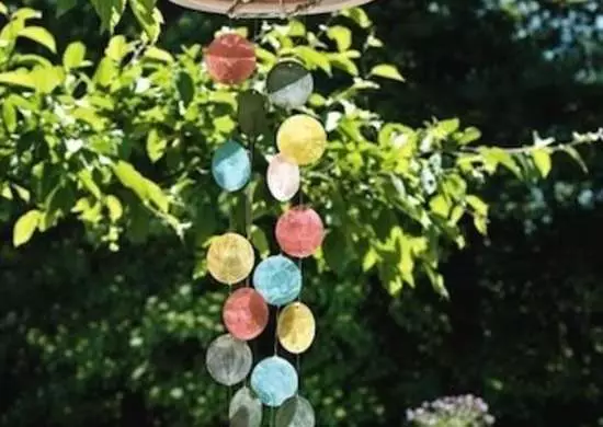DIY Wind Chimes na may Flower Pot