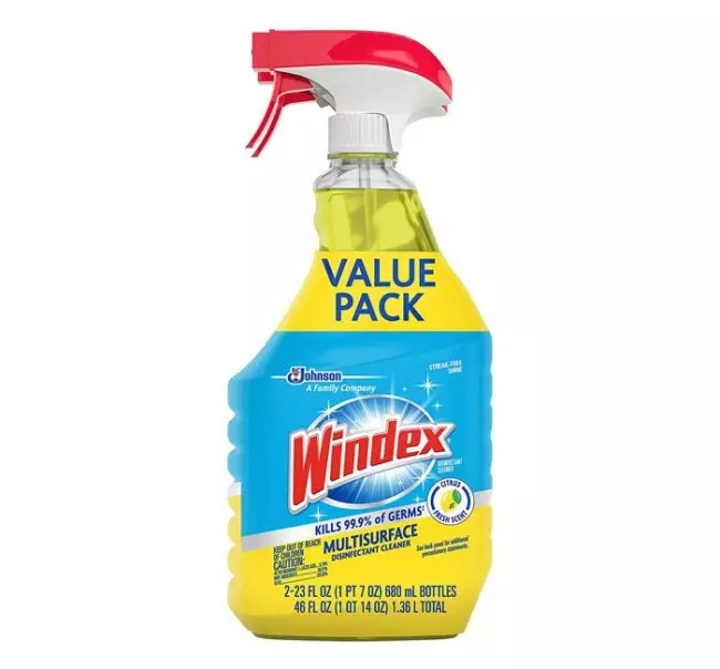 最佳消毒喷雾剂、清洁剂和湿巾选项：Windex 消毒剂多表面清洁剂