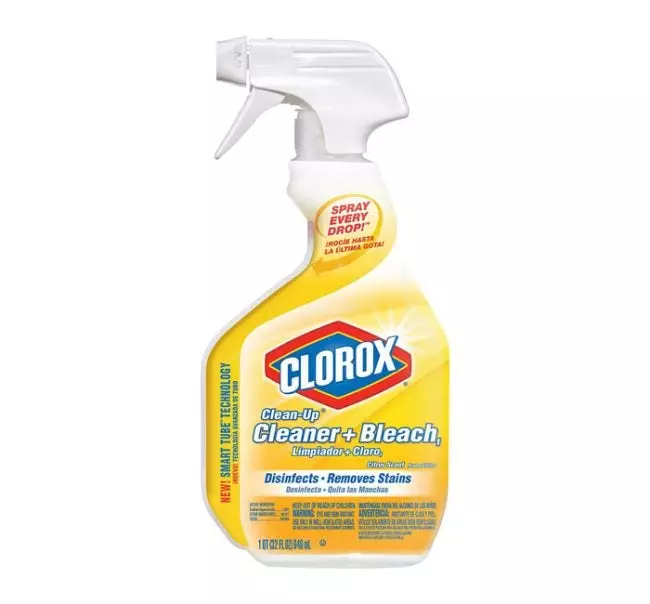 最佳消毒喷雾剂、清洁剂和湿巾选项：Clorox Clean-Up Cleaner + Bleach