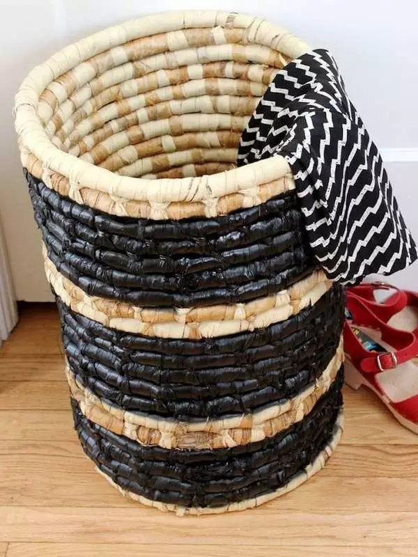 Spray Painted Baskets