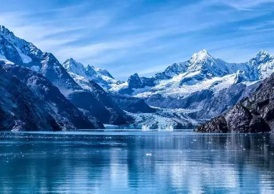 Cove ya Bartlett muri Parike ya Glacier Bay muri Alaska