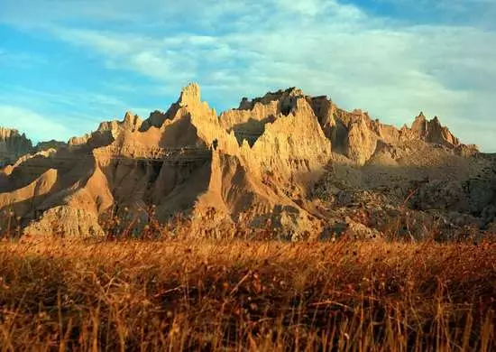 Ikibanza cya Sage Creek ahitwa Badland muri Dakota yepfo