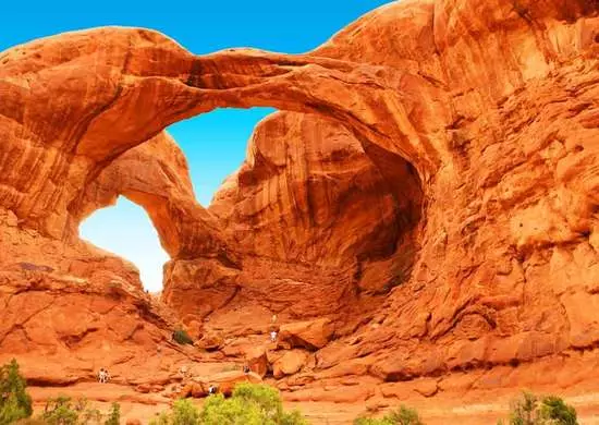 Юта дахь Arches National Park дахь Devils Garden Зуслангийн газар