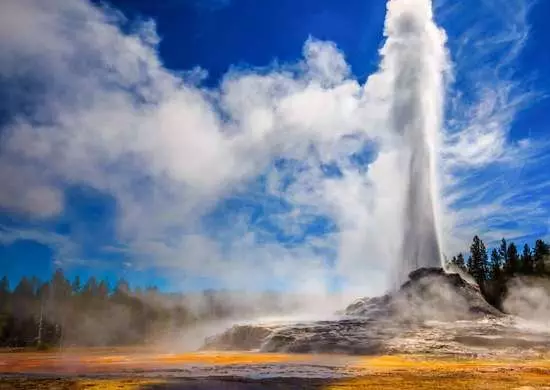 Pebble Creek Campground kuri Yellowstone Park muri Wyoming