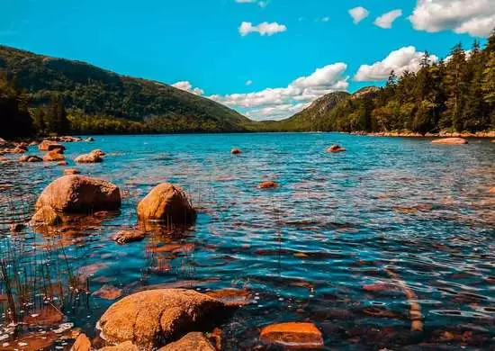 Blackwoods Campground i Acadia National Park i Maine