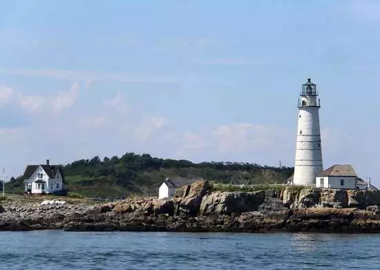 Lovells Island ved Boston Harbor Islands National og State Park i Massachusetts