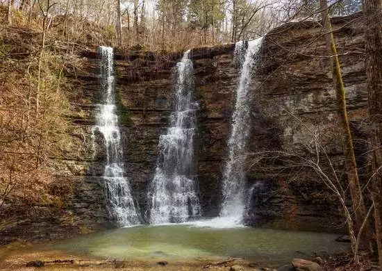 Tyler Bend Campground ved Buffalo National River i Arkansas