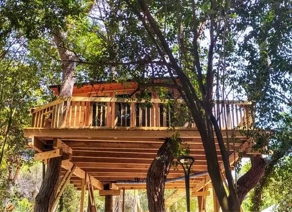 Treehouse nápady veranda