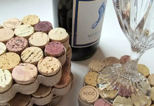 Wine Cork Projects - Coasters