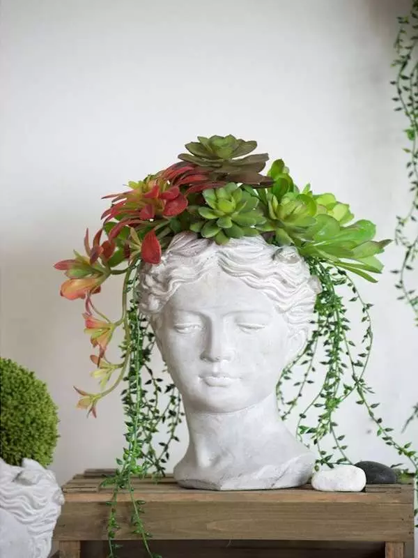 放室內植物雕像