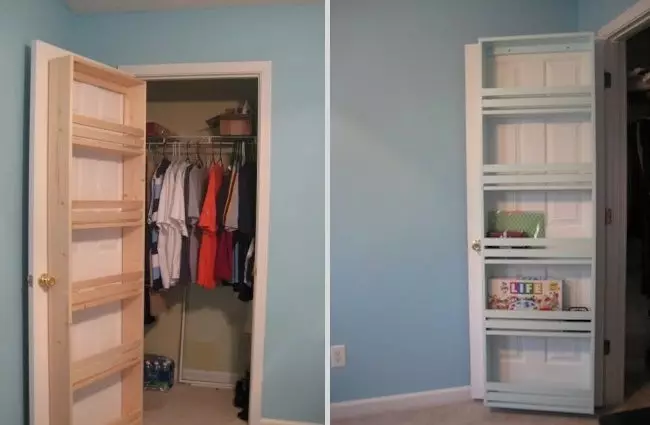 Mohlophisi oa Closet ea DIY - Shelf ea Monyako