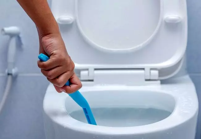 Limpador de vaso sanitário caseiro