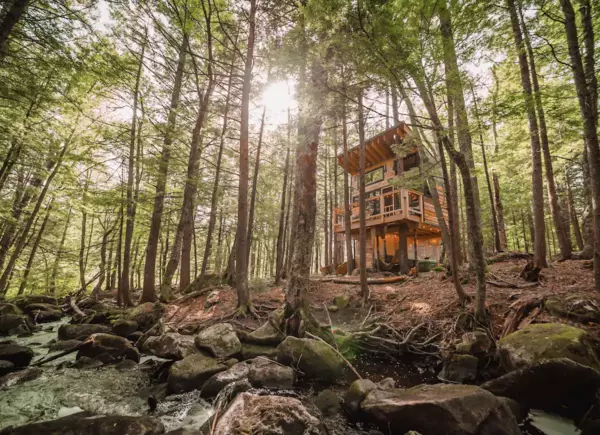 Дом на дереве в Вермонте