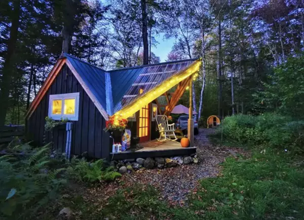 Nordische Hütte in Vermont