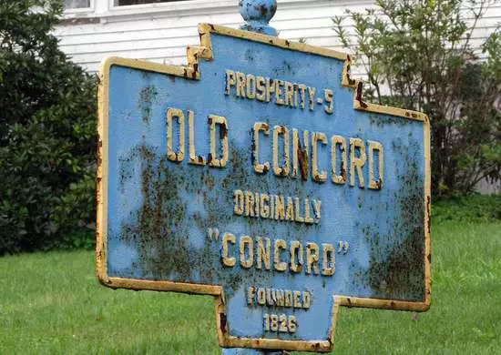 Lepetjo la Old Concord, Pennsylvania