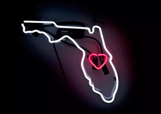 Semn de neon Florida