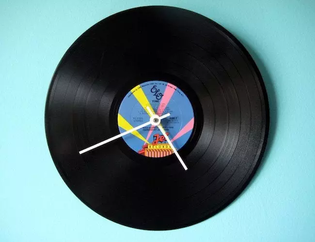 DIY-Uhr - Vinyl