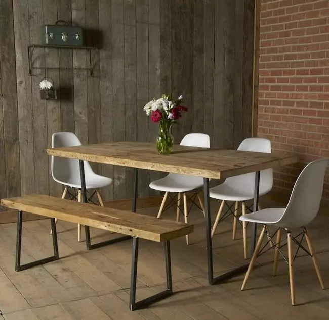 Rustieke eettafel - Urban Wood Goods