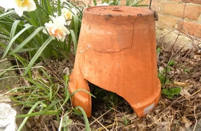 Repurpose Clay Pots - Toad House