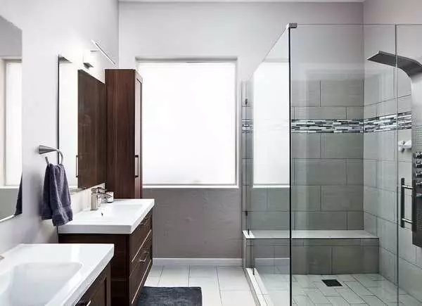 Idees de rajoles de vidre per a la dutxa