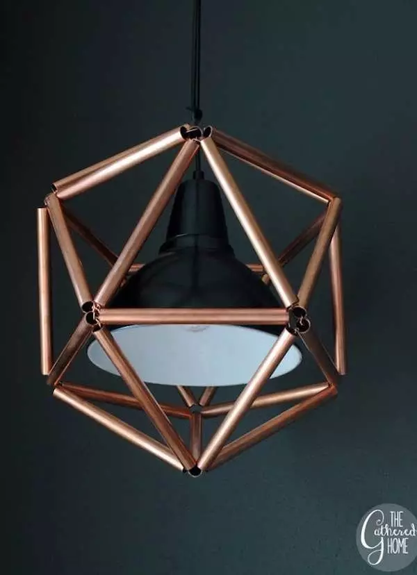 Copper Pipe Light Fixture