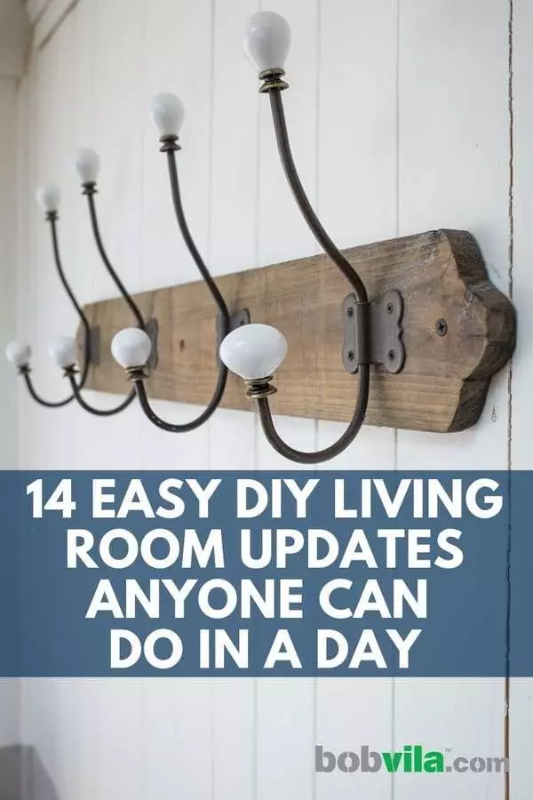 14 सोप्या DIY लिव्हिंग रूमच्या कल्पना