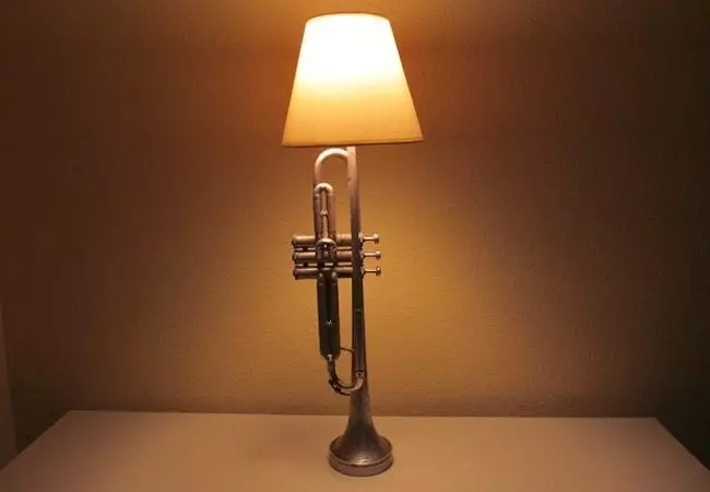 DIY lampa - trompete