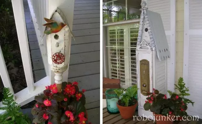 Stair Spindle Birdhouses
