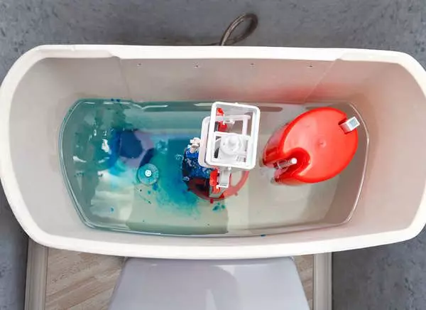 Serelek-in toilet freshener tab ngaruksak plumbing