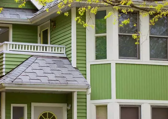 Bright Green House