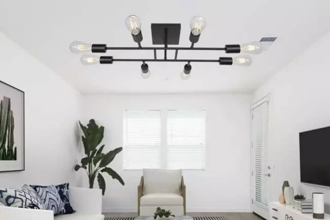 Opsioni më i mirë i dritave të montimit në ajër: TULUCE Drita moderne e tavanit gjysmë flush