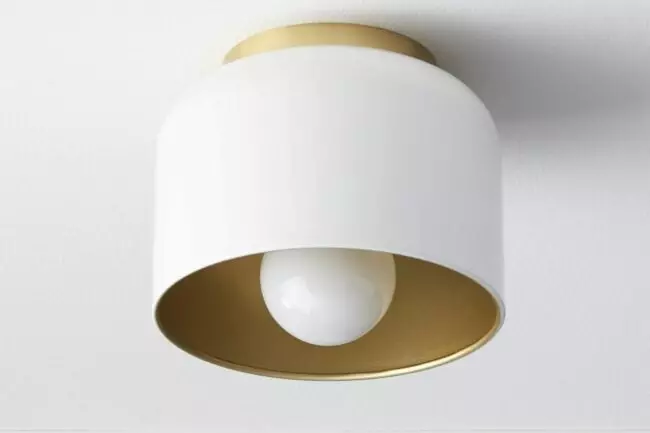 Najlepšia možnosť zapustenej montáže svetiel: Bell White Flush Mount Light