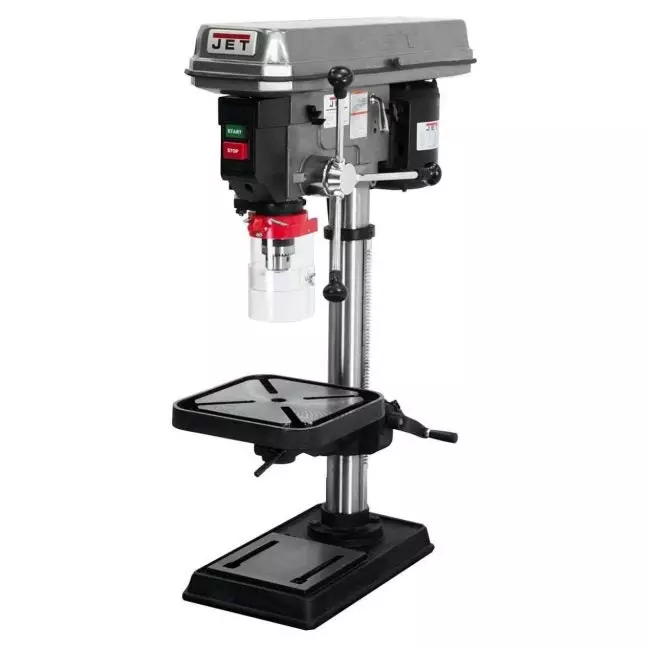 හොඳම Benchtop Drill Press විකල්පය: JET J-2530 අඟල් 15 සරඹ මුද්‍රණාලය