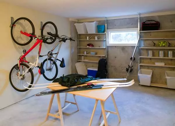 fietsenstalling garage haken