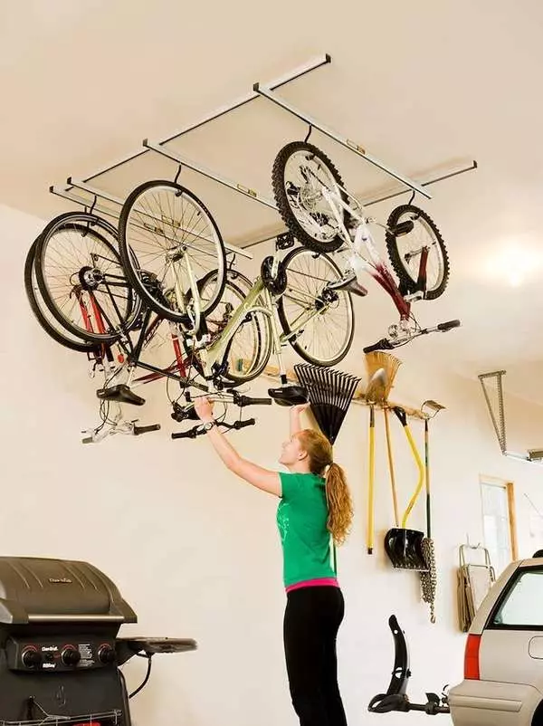 garage plafond fietshaken