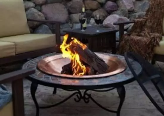 Mosaic Fire Bowl